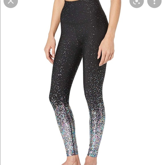 Beyond Yoga | Pants & Jumpsuits | Beyond Yoga Metallic Paint Splatter Legging Worn Once | Poshmark